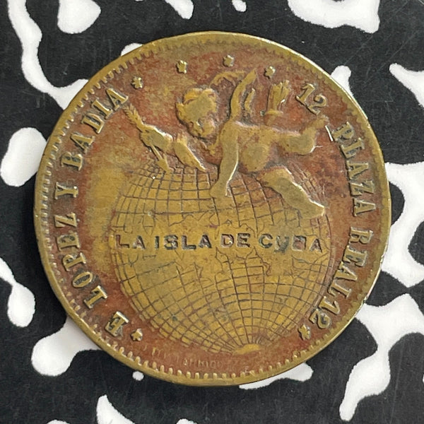 Undated Spain Barcelona La Isla Merchant Token Lot#C0129 - Boardwalk Numismatics