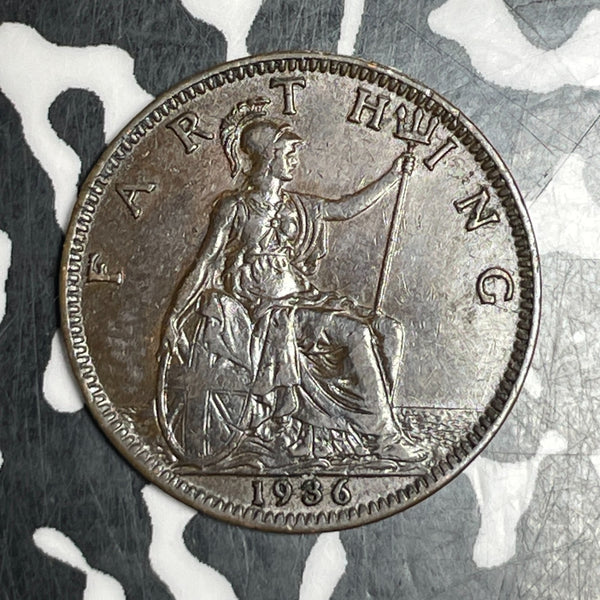 1936 Great Britain Farthing Lot#T6200 Nice! - Boardwalk Numismatics