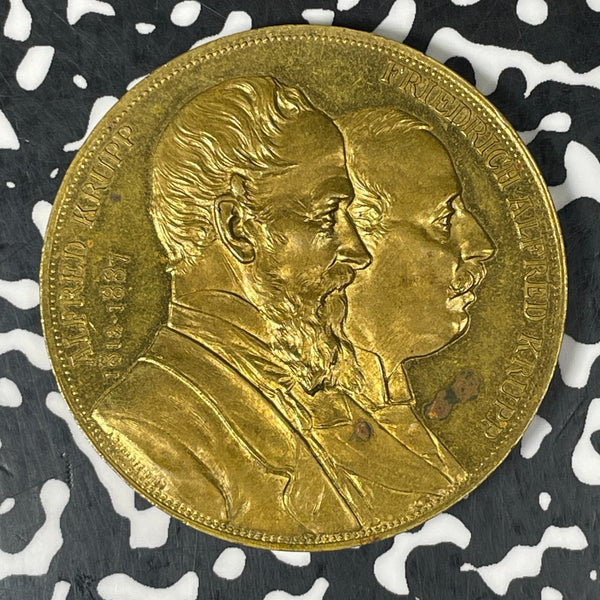 1892 Germany Alfred Krupp Monument In Essen Medal Lot#JM0541 Wurzbach ...